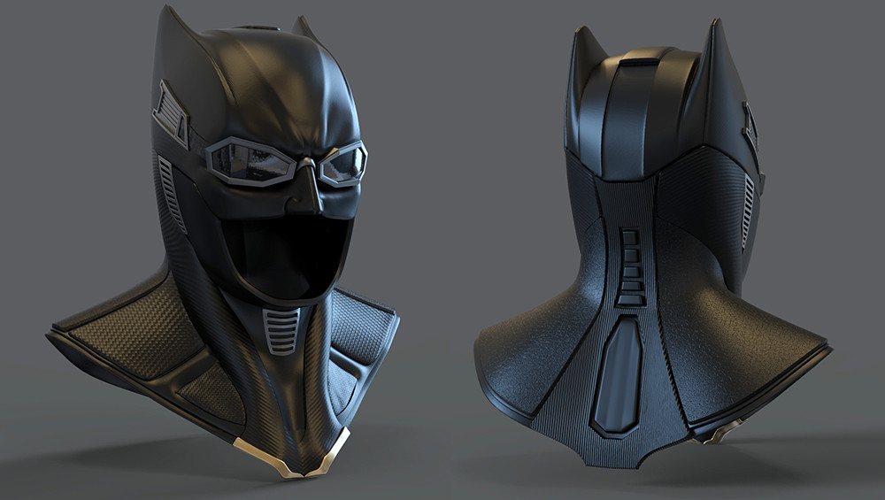 ArtStation - Batman cowl, Diego Rudi