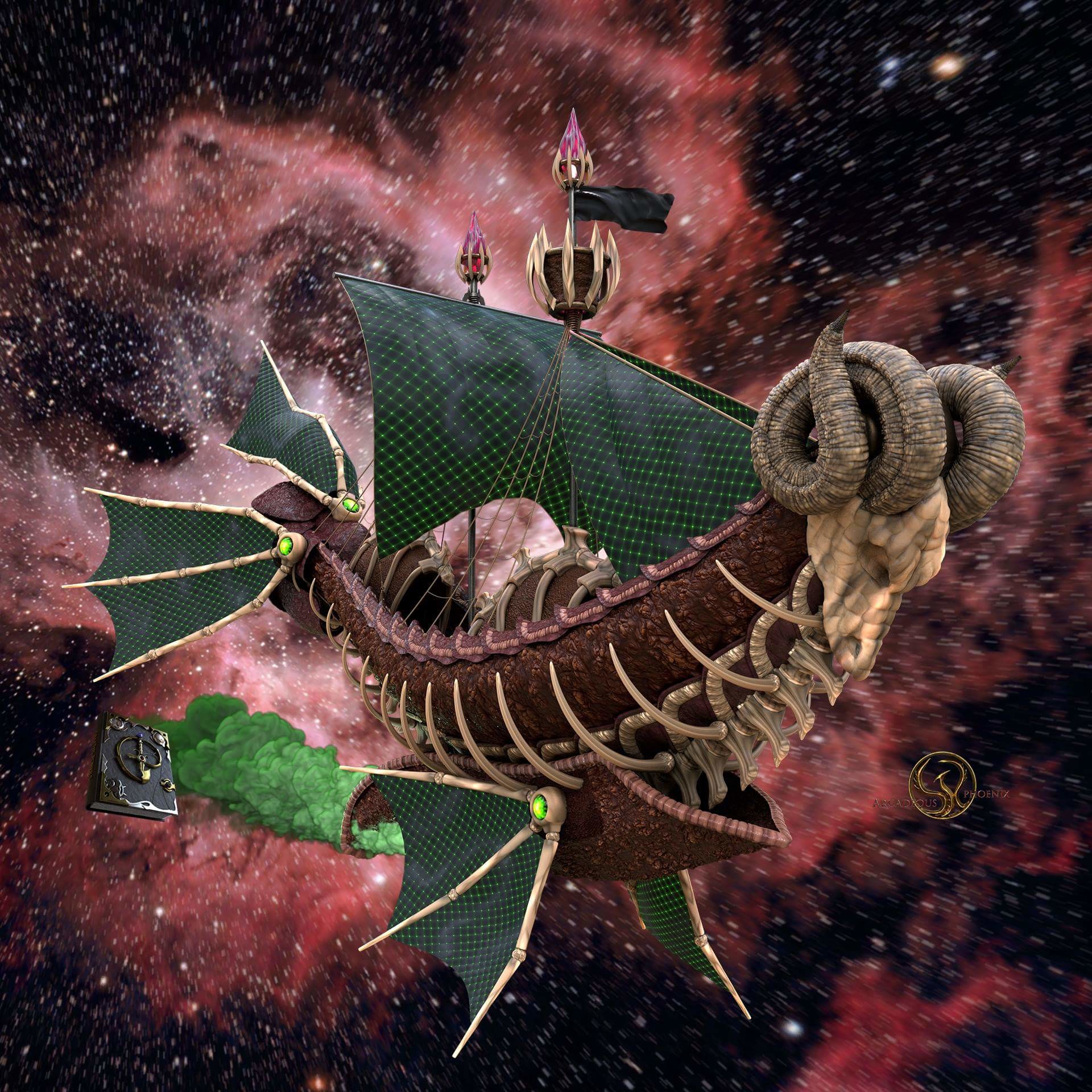 ArtStation - Charon Class Sky Caravel