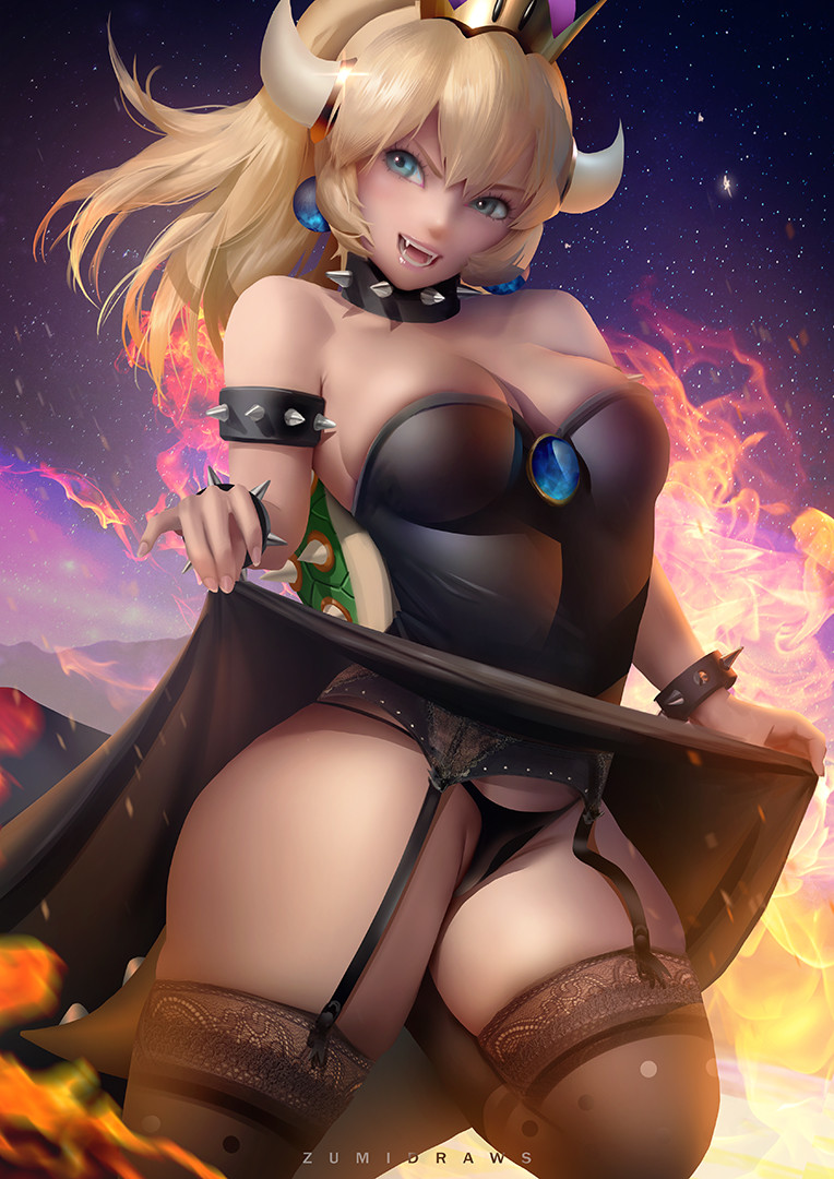 Zumi Draws - Bowsette