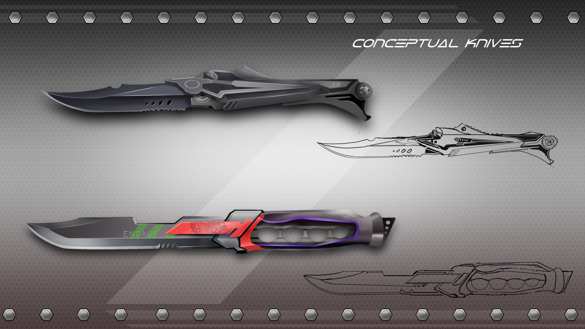 ArtStation - Killer's knife collection