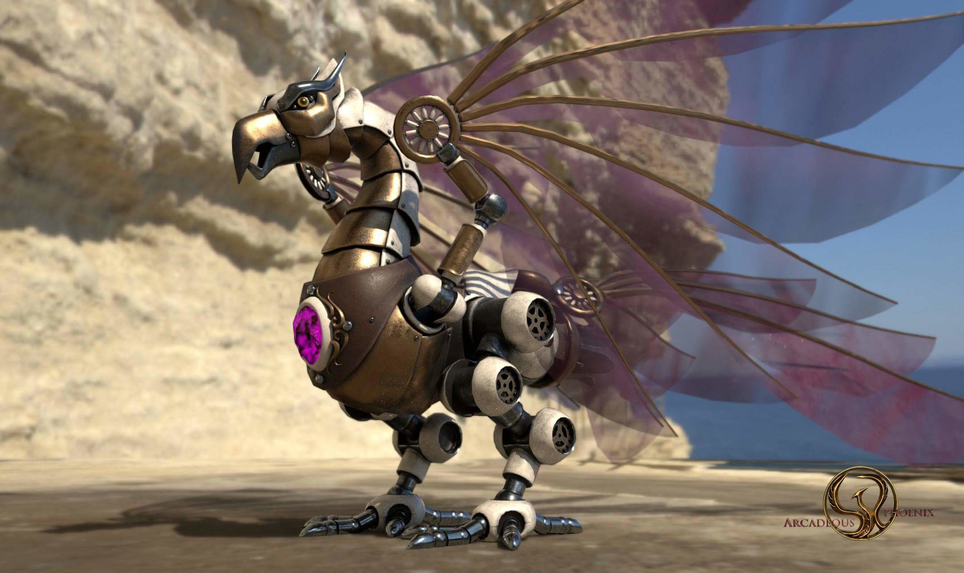 ArtStation - Clockwork Thunderbird, Greater Powers: Gods And Heroes