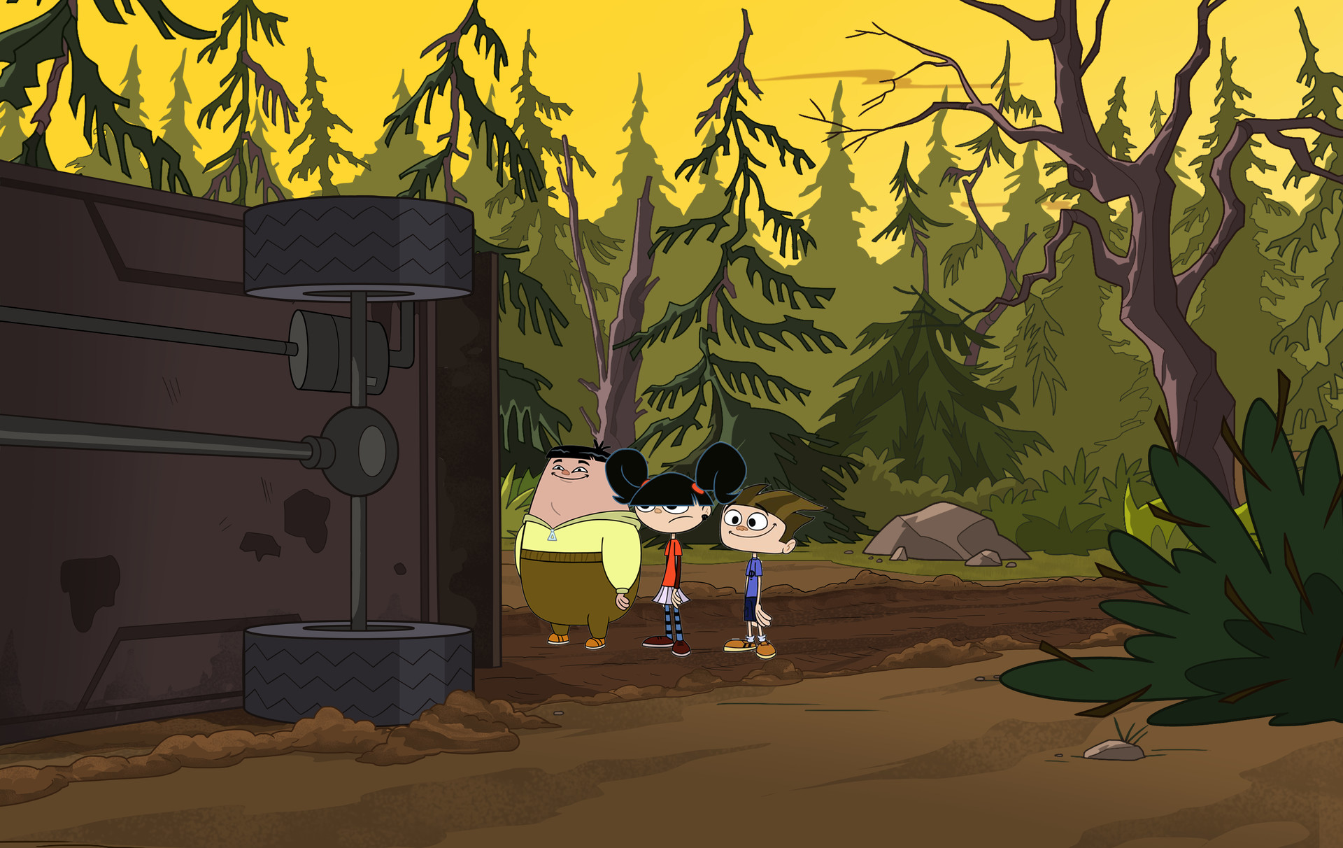 ArtStation - Camp Lake Bottom BG Paintings (Season 3, 9 Story Media)