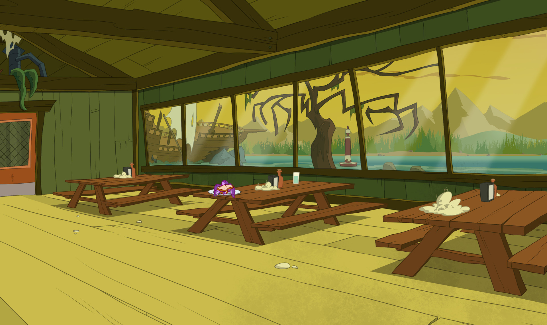 ArtStation - Camp Lake Bottom BG Paintings (Season 3, 9 Story Media)