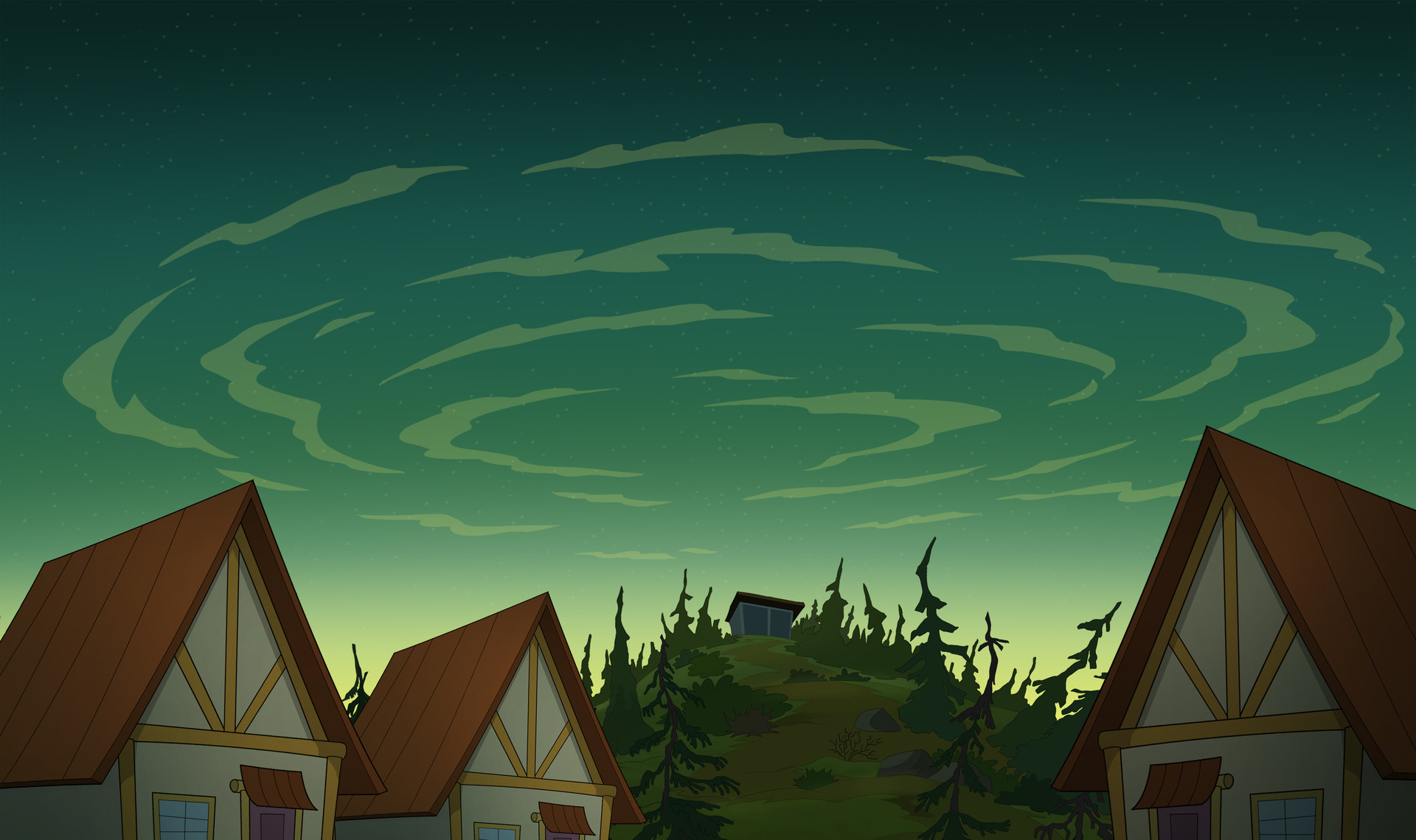 ArtStation - Camp Lake Bottom BG Paintings (Season 3, 9 Story Media)