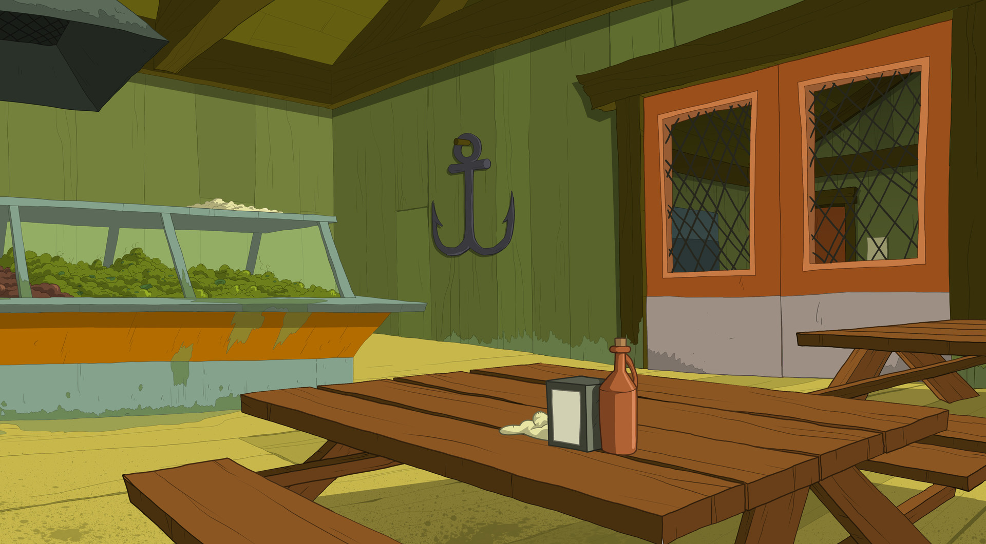 ArtStation - Camp Lake Bottom BG Paintings (Season 3, 9 Story Media)