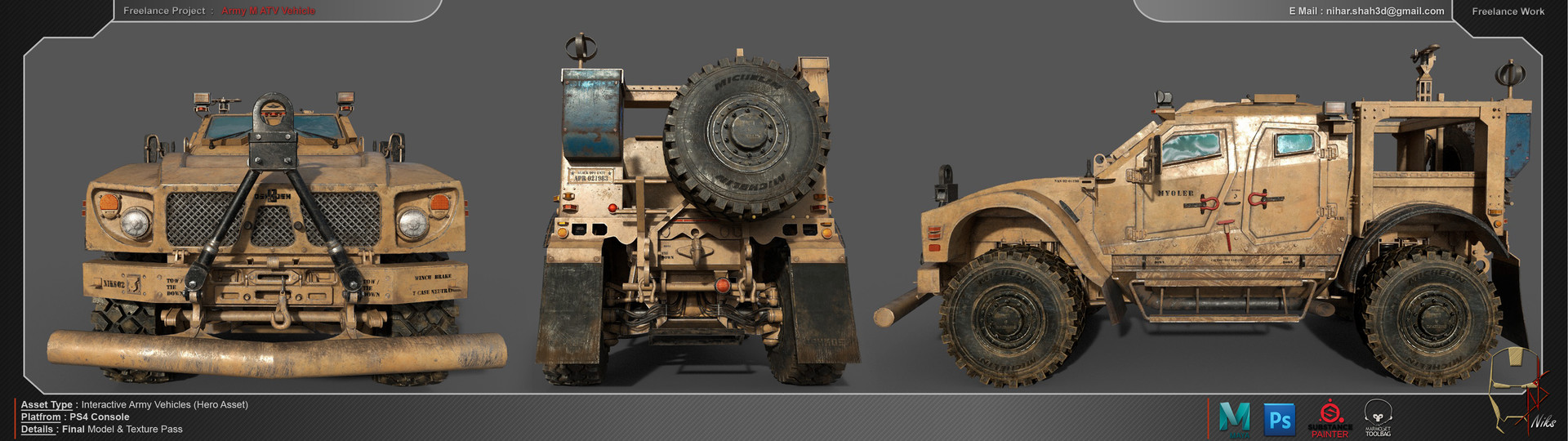 ArtStation - Army M ATV