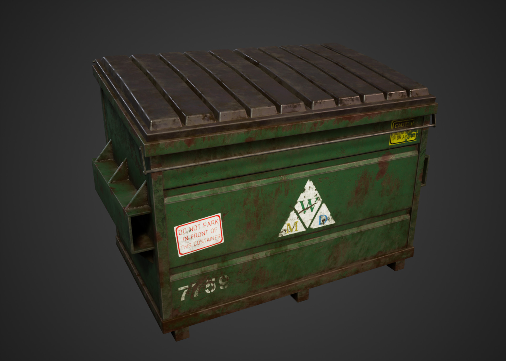ArtStation - City Dumpster