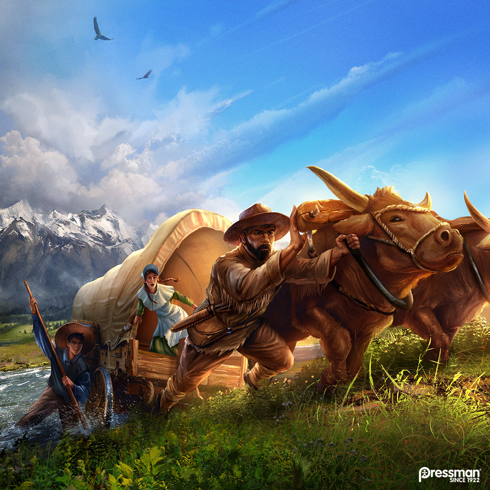 ArtStation - Oregon Trail: Journey to Willamette Valley Cover Art