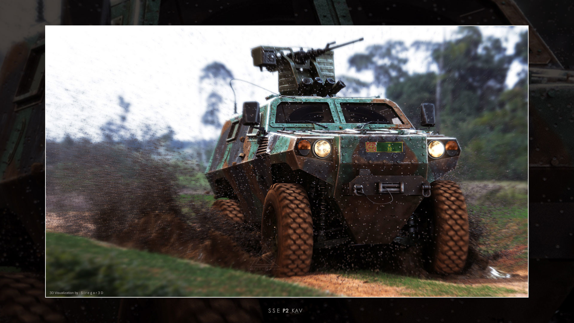 ArtStation - P2 4x4 Armored Vehicle