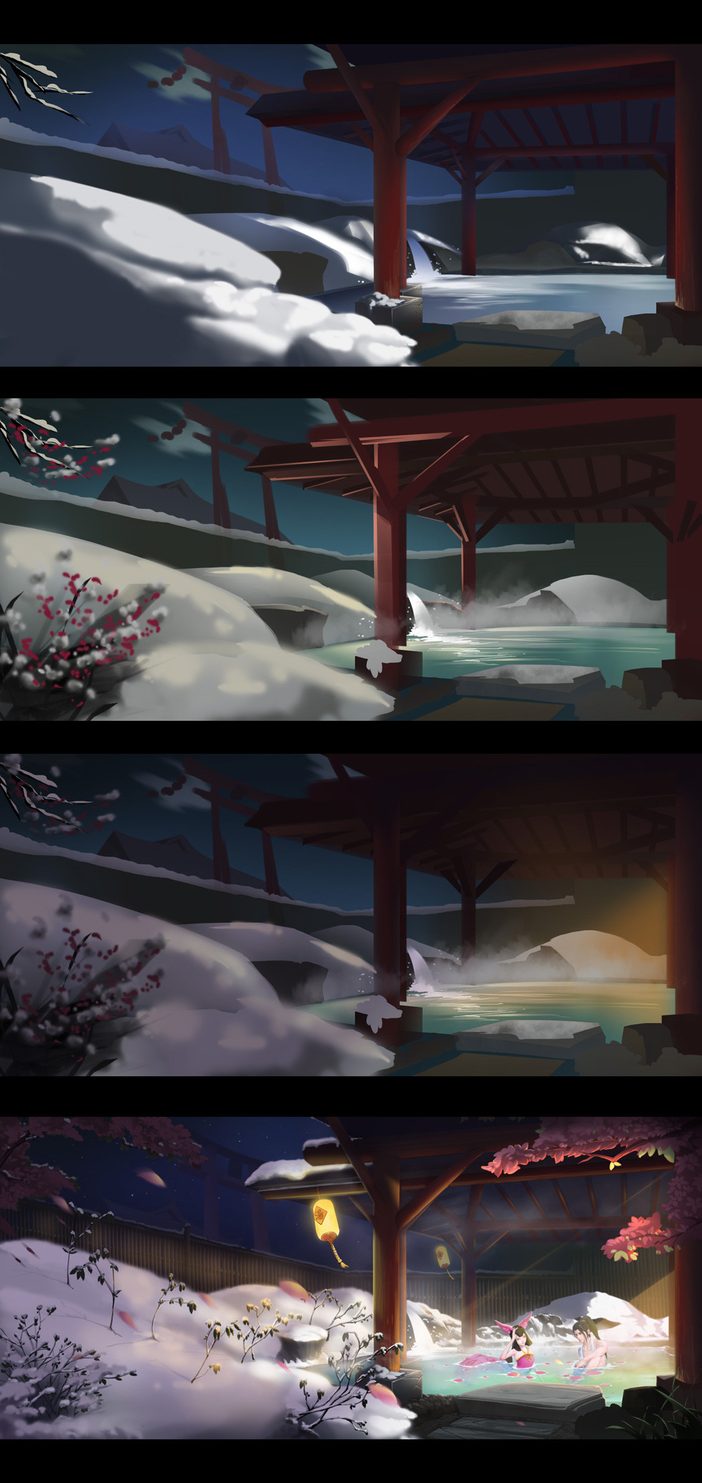 ArtStation - Hot spring