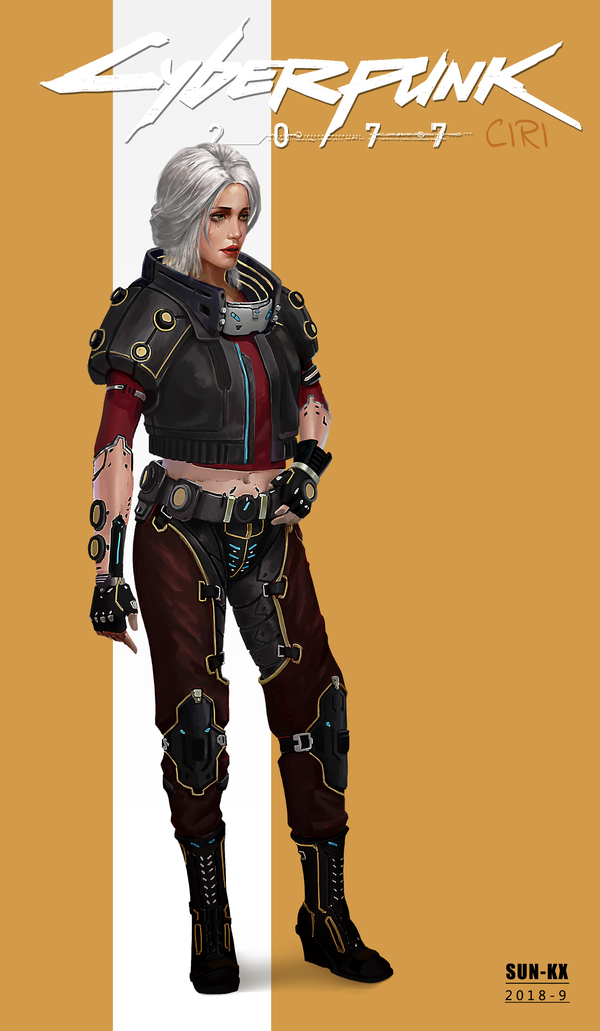 ArtStation - cyberpunk ciri