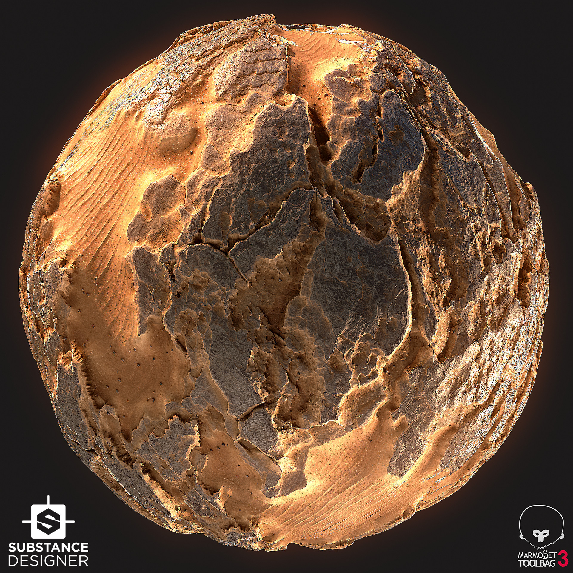 Mathew Gervais - Desert Rock Study