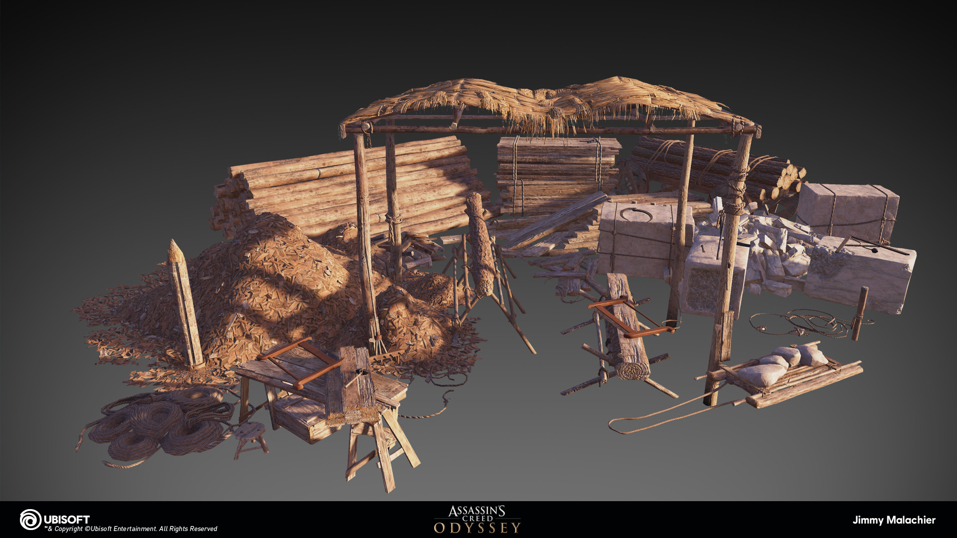 Jimmy Malachier - Assassins Creed Odyssey - Props - Construction