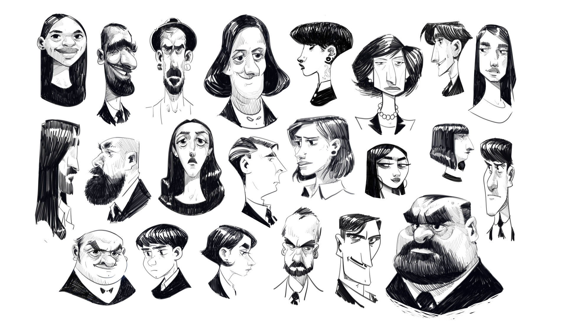 ArtStation - Studies people 2