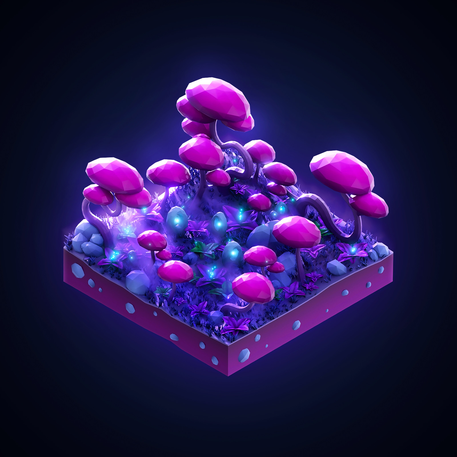 ArtStation - Fantasy Isometric Forest