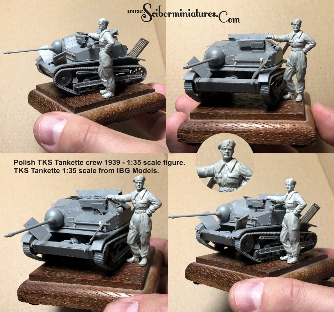 ArtStation - Polish tank crew 1939 - 1:35 scale