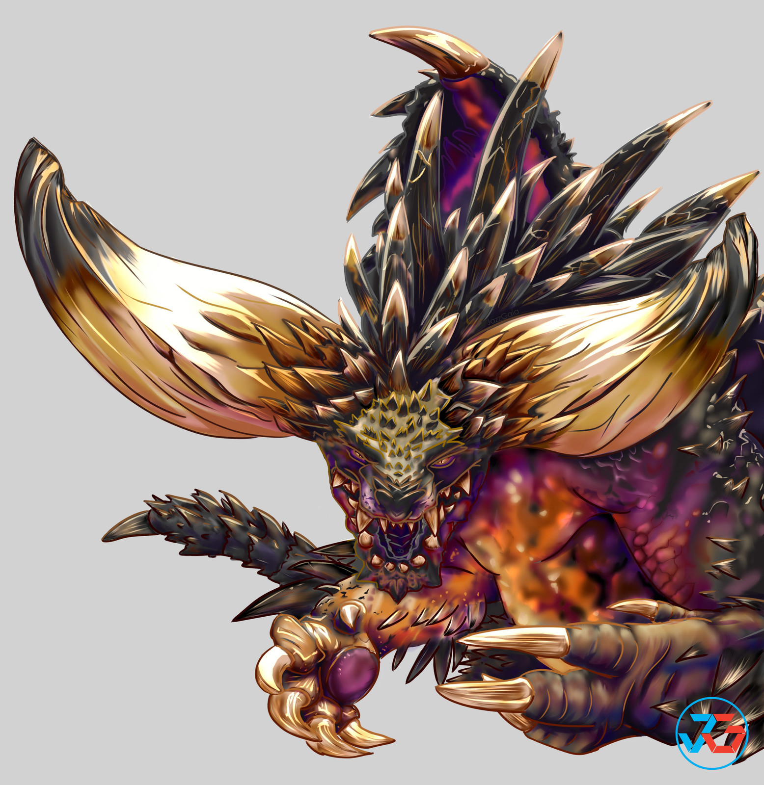 Sugih Krisna Prawira - Fan Art Nergigante - MHW