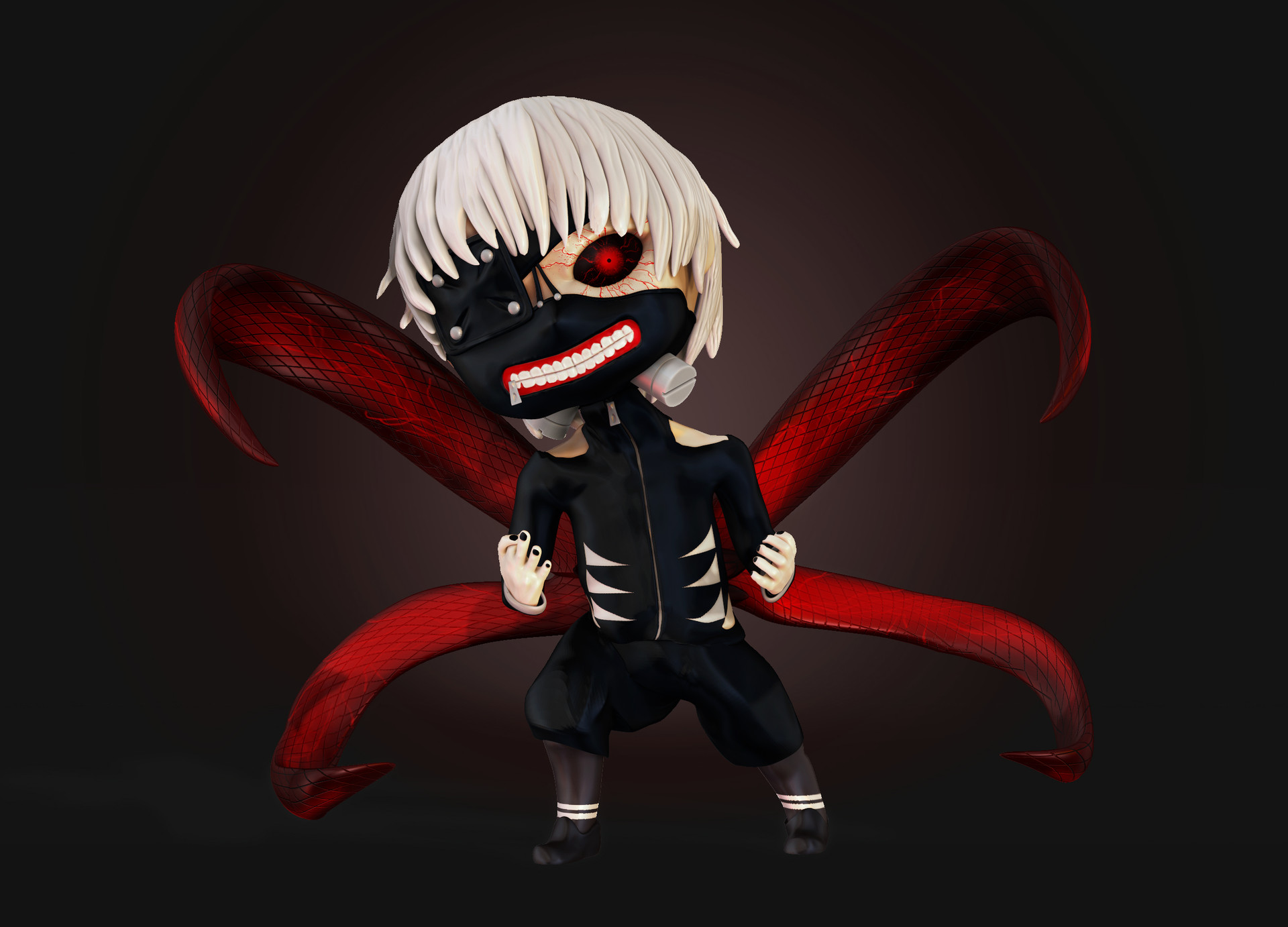 ArtStation - Chibi_Kaneki_Tokyo Ghoul