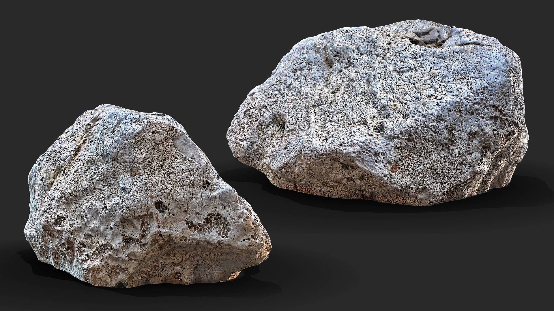 ArtCloud Studio - Photogrammetry 3D Scan Rocks and Stones 16xPack