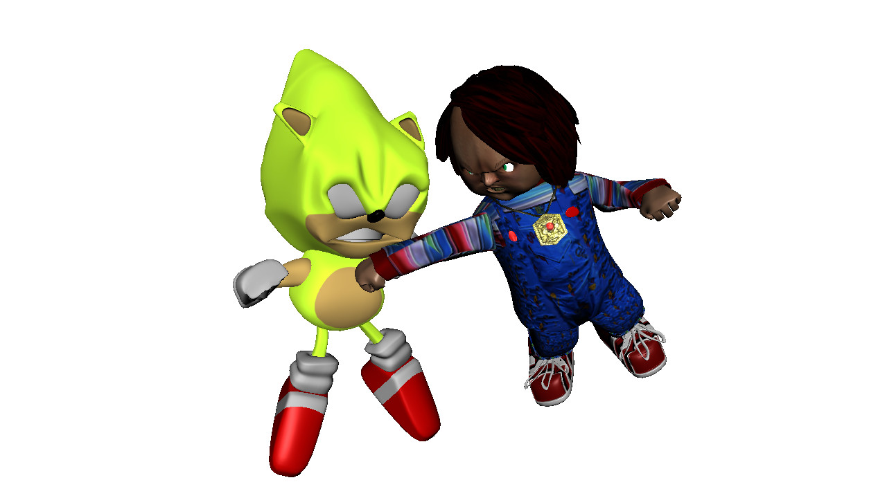 ArtStation - Sonic the hedgehog vs Chucky