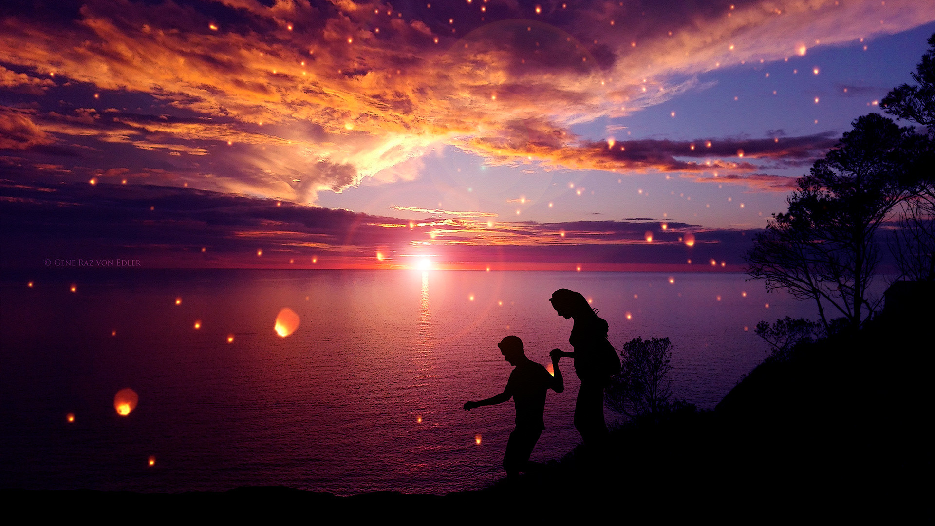 ArtStation - Fairytale sunset