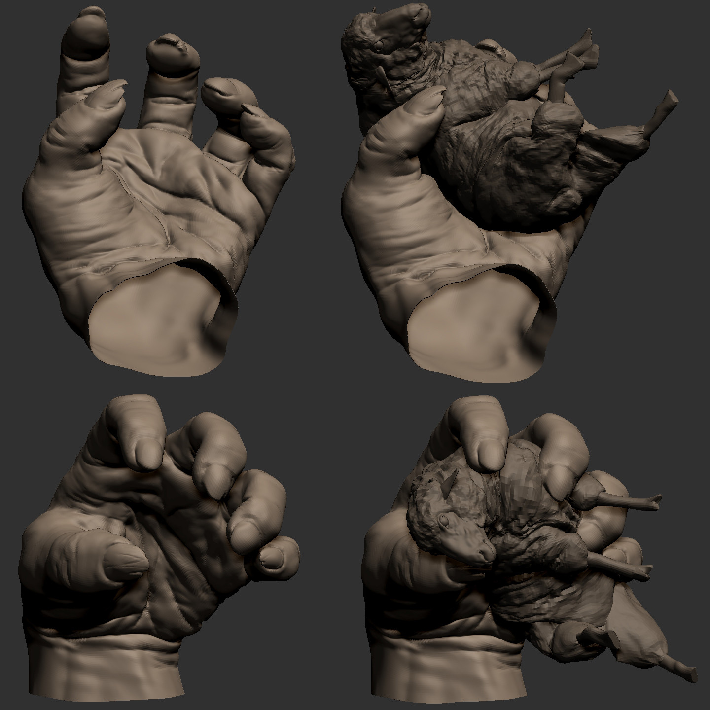 ArtStation - Polyphemus - hand/ WIP