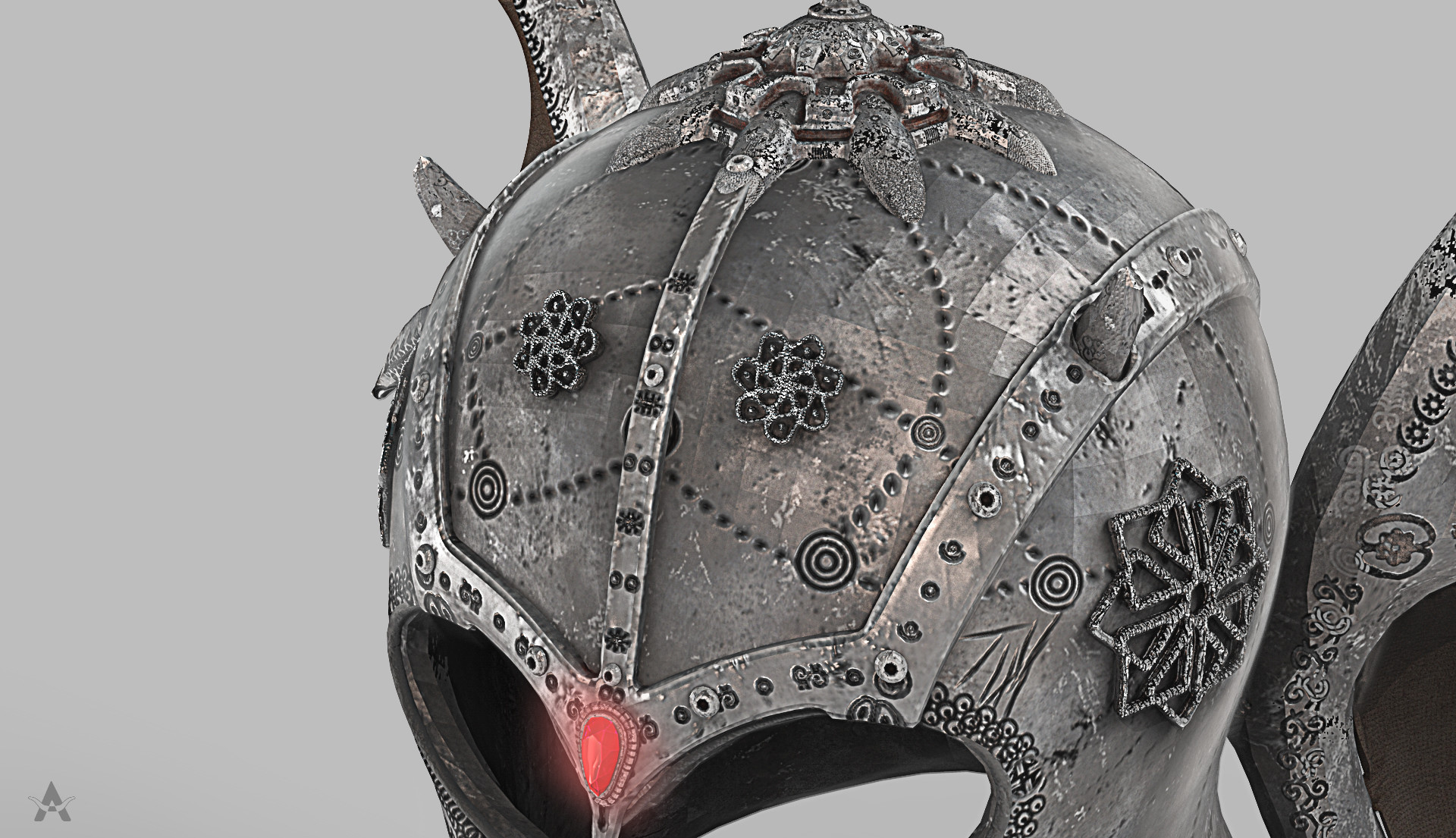 Mauricio Toro - Warduke helmet