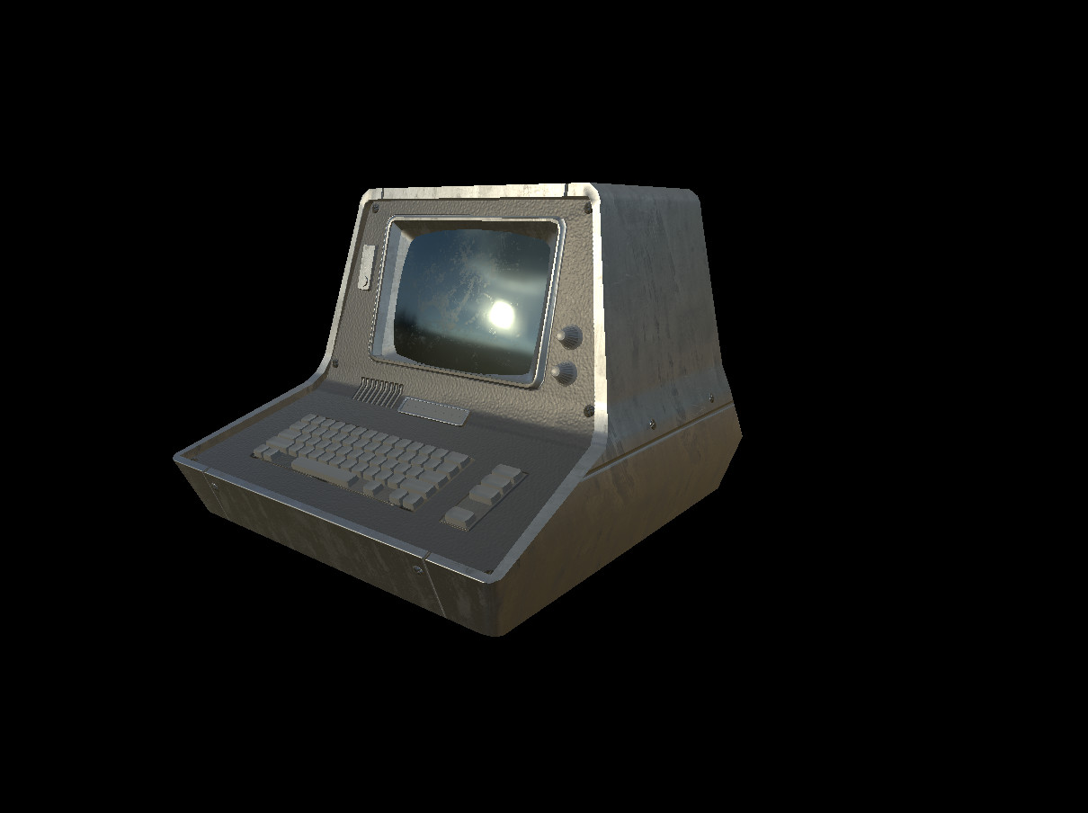 ArtStation - Fallout 4 Computer