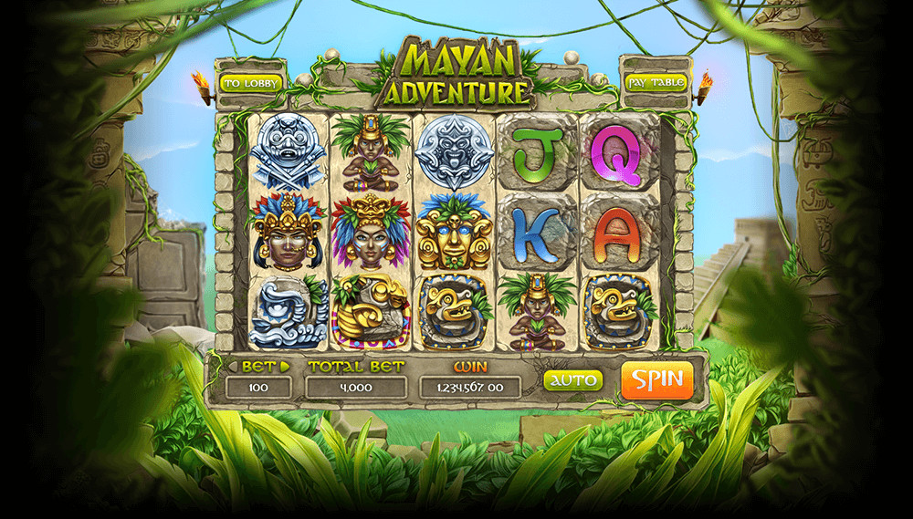 ArtStation - Online Slot machine for SALE - Mayan Adventure