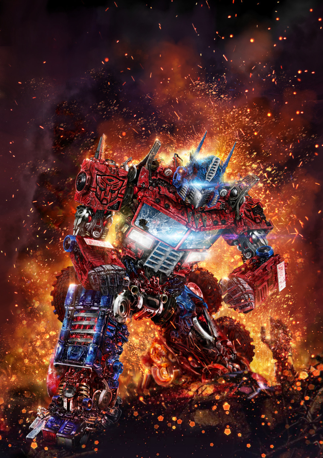 ArtStation - Optimus Prime Fan Art