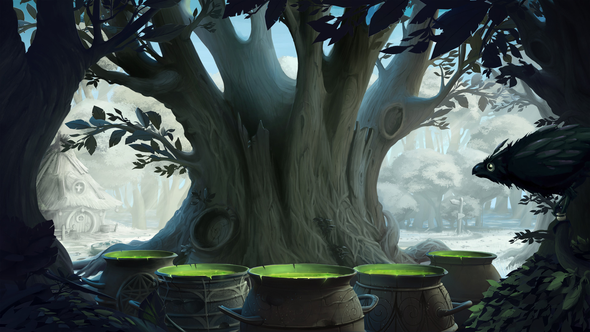 ArtStation - Salem forest game in Reel Valley