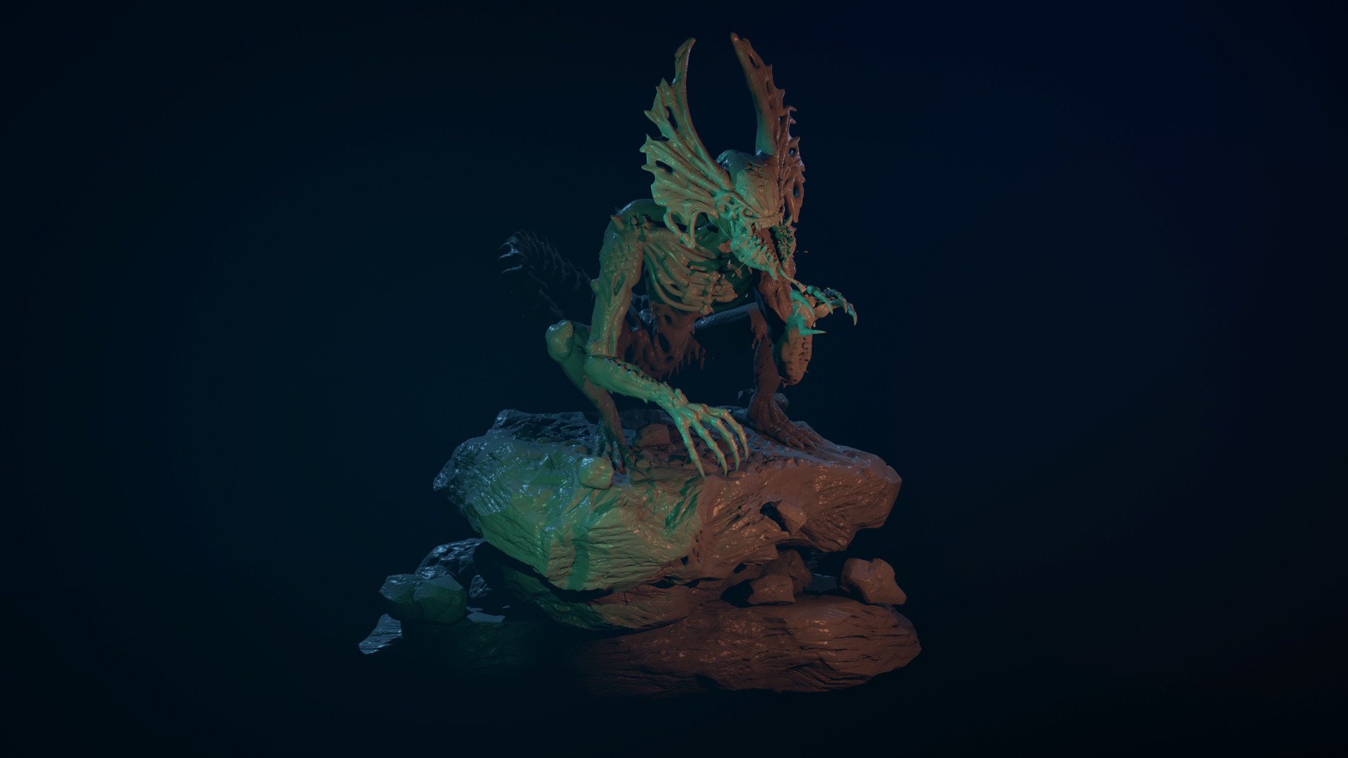 Narendra Keshkar - The Hunter - Alien Creature