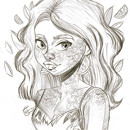 how to draw a jungle girl