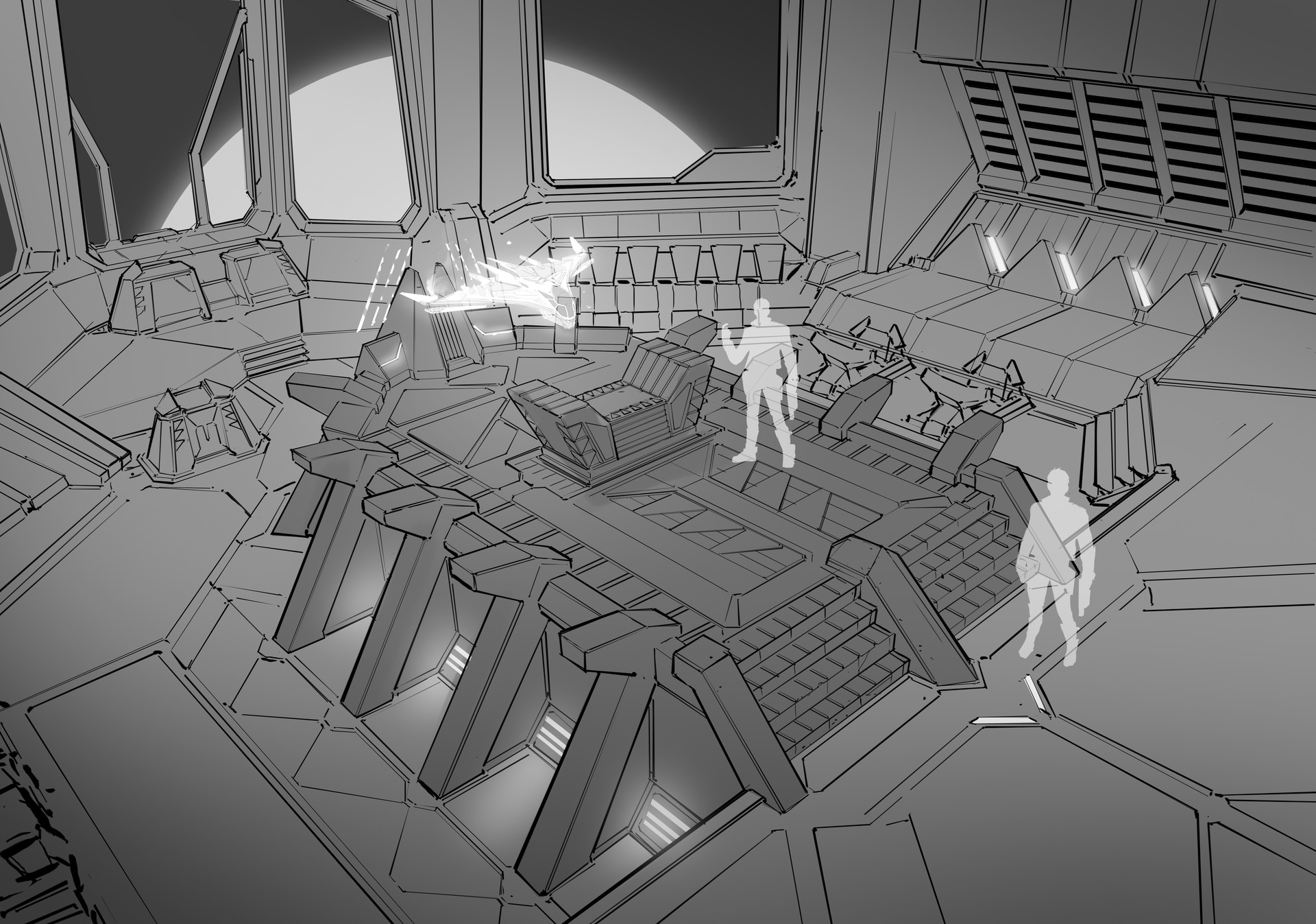 Gray Rogers - Telltale's GoG - Various Environments