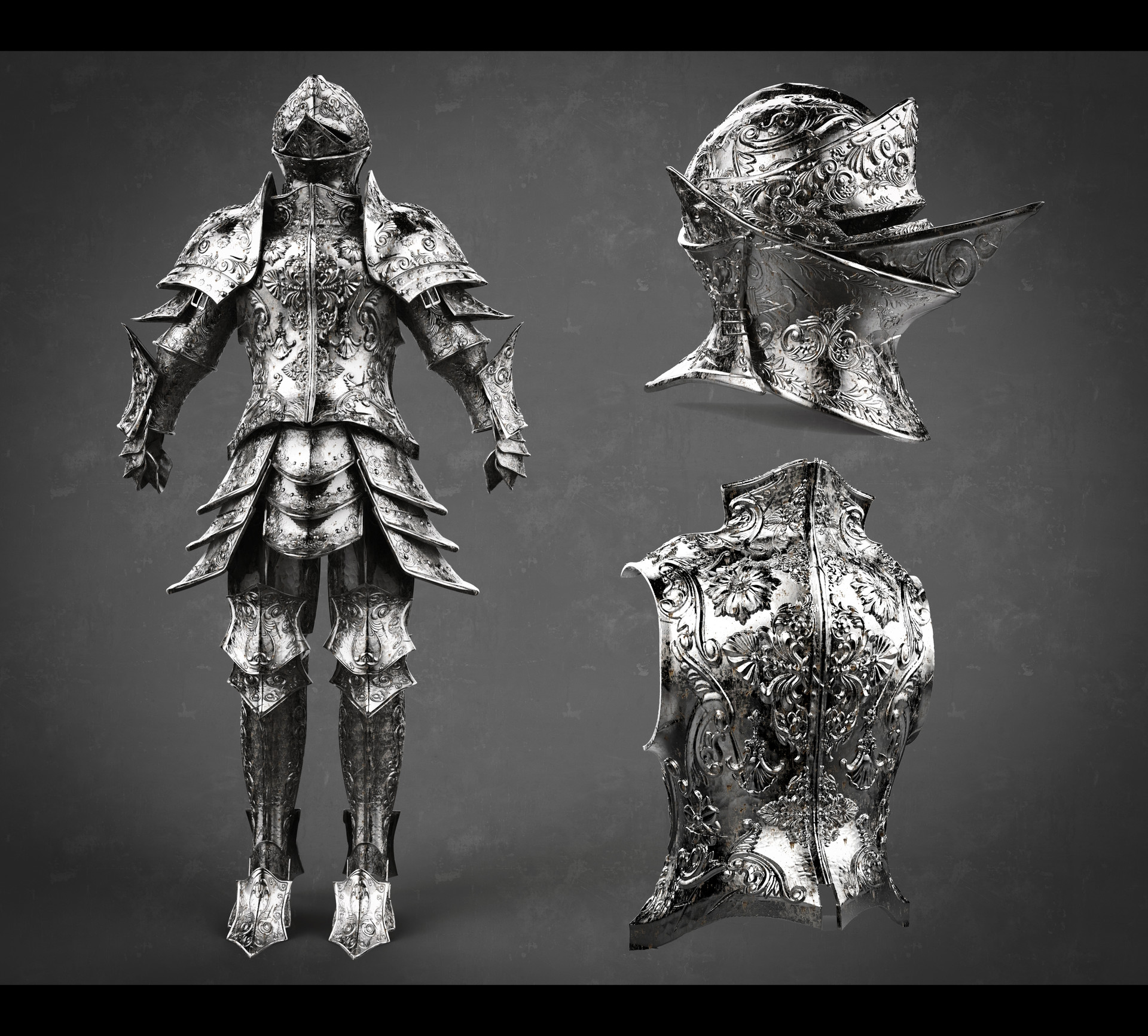 ArtStation - Moi Surfacing Fun (non rigged/non posed armor