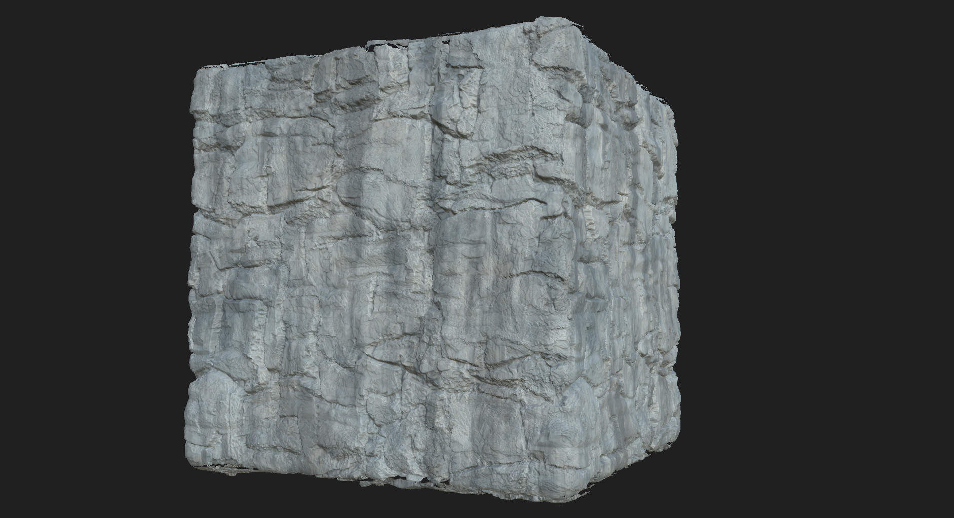Florian Broerse - Generated Voxel Rock Cliffs