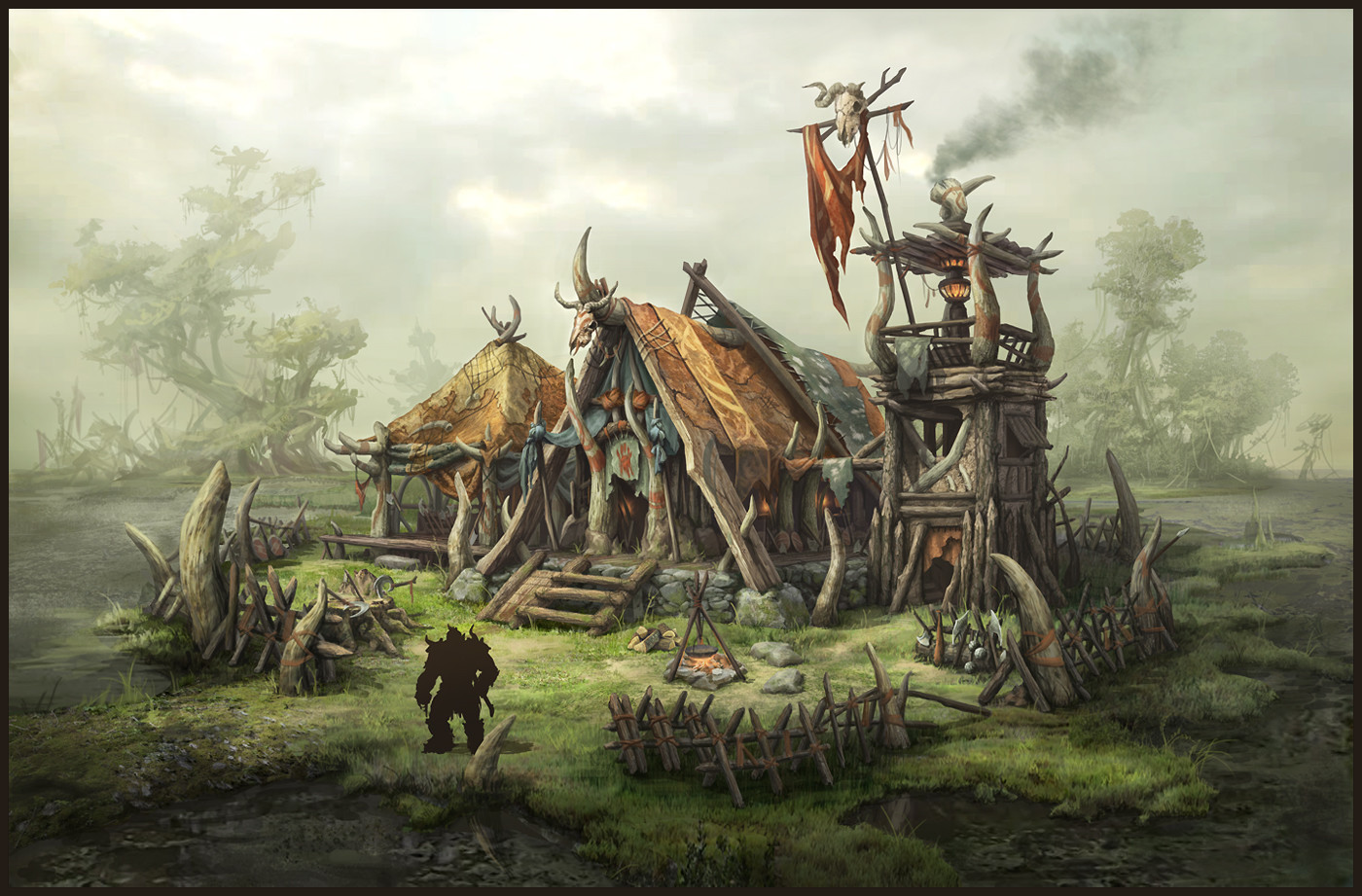 ArtStation - Orc guard base.