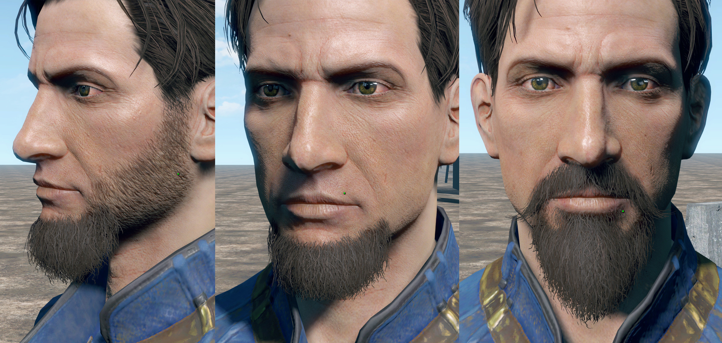 Charles Kim - Fallout 4 Character Creation Hair and Facial Hair