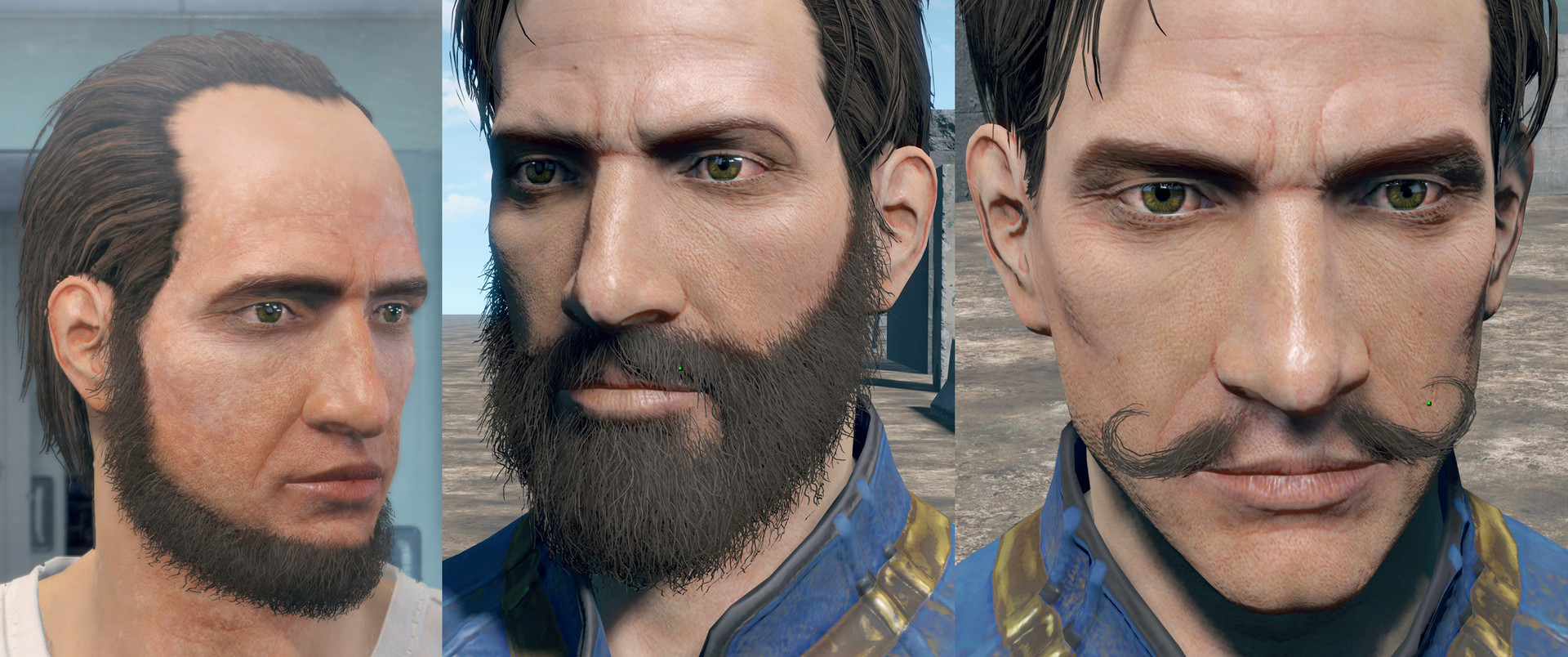 Charles Kim - Fallout 4 Character Creation Hair and Facial Hair