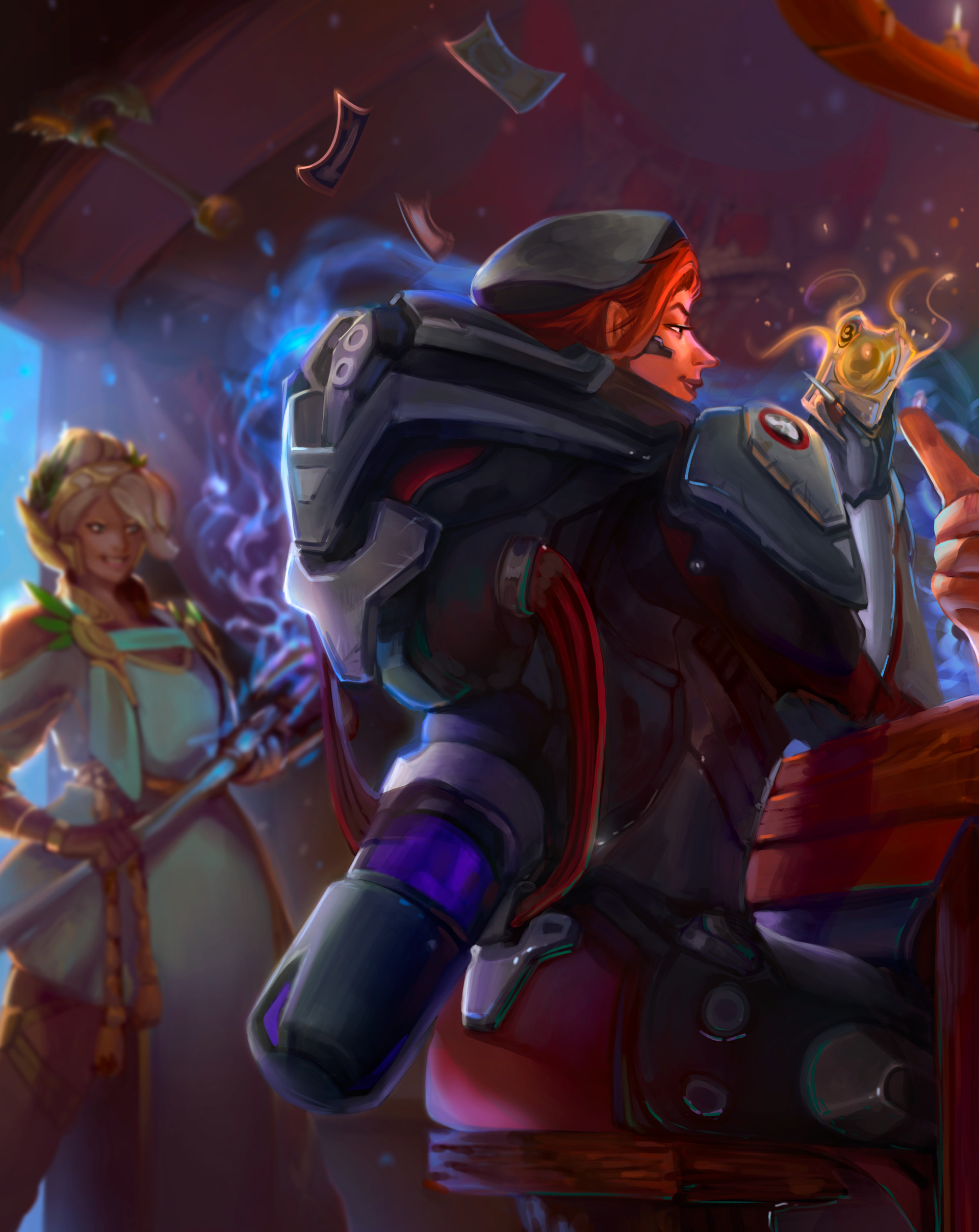 Maria Podd - overwatch in the tavern