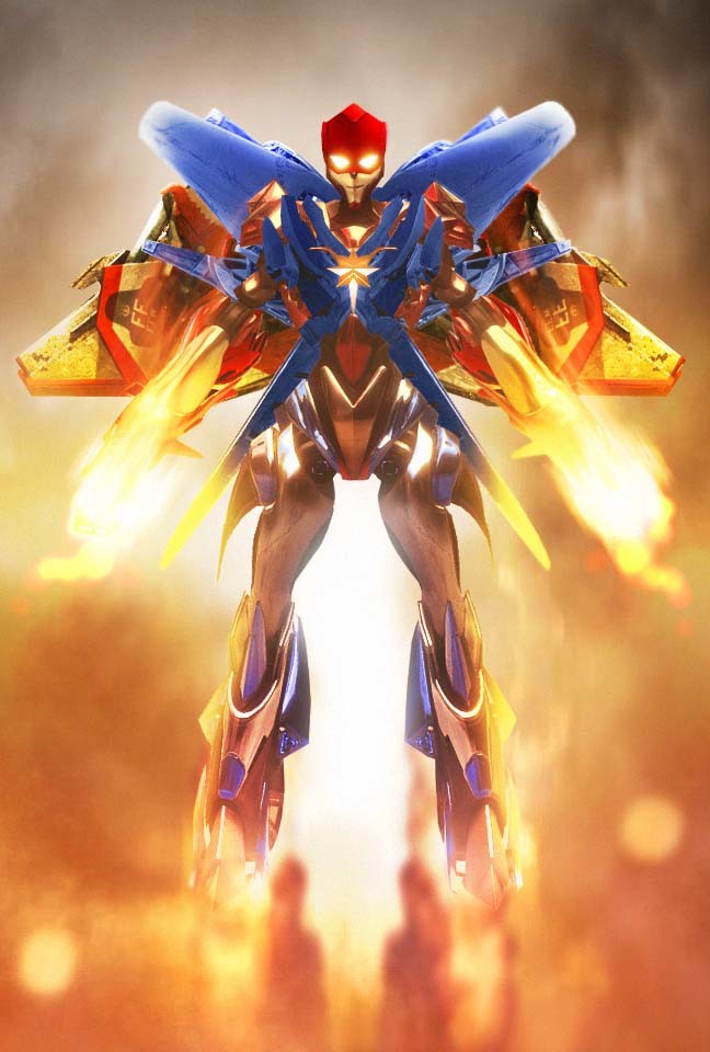 ArtStation - Transforming Captain Marvel