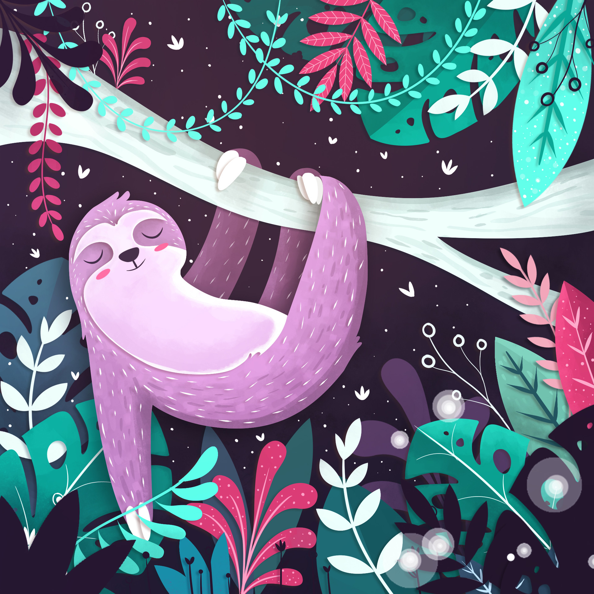 ArtStation - Spirit animal - Sloth