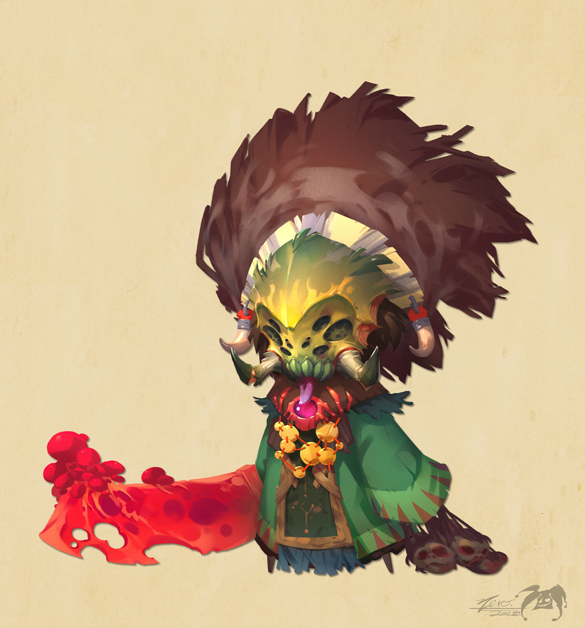 ArtStation - Little Voodoo With A Big Machete