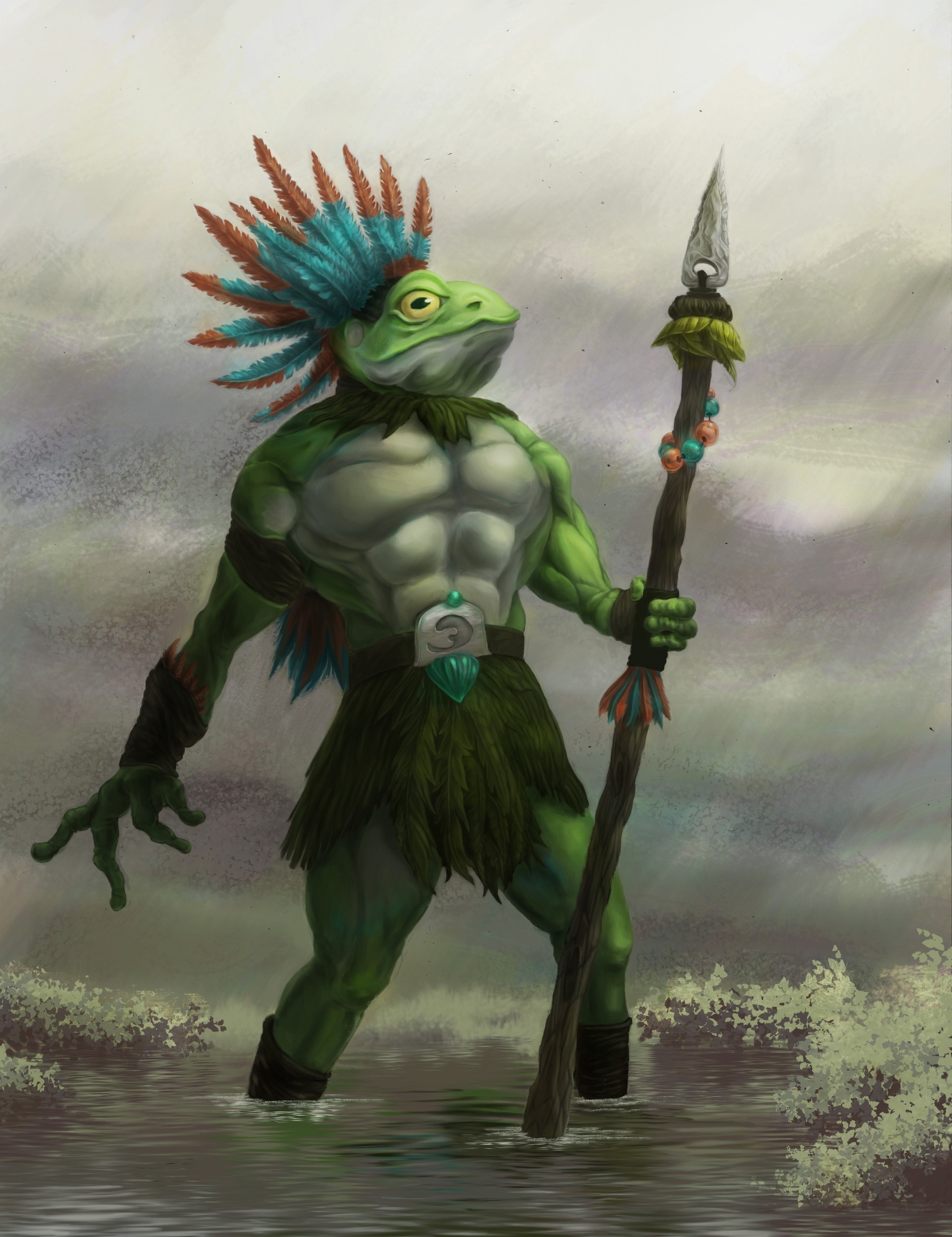 ArtStation - Frog guy