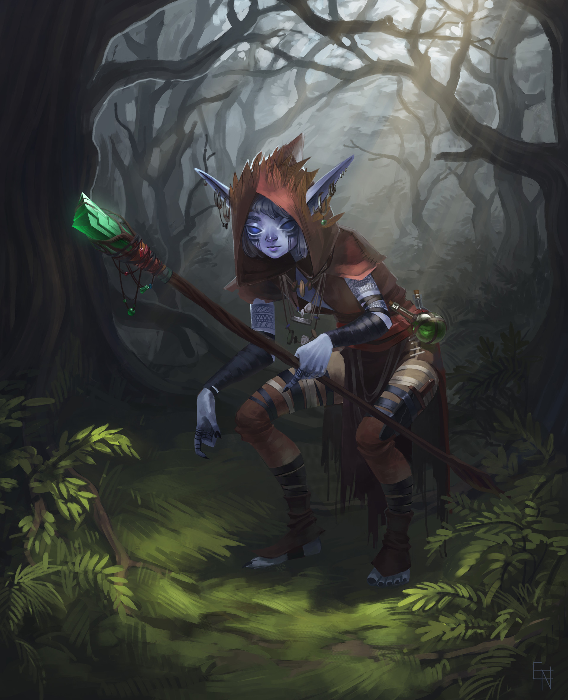 Nadezhda Efimova - Forest wizard
