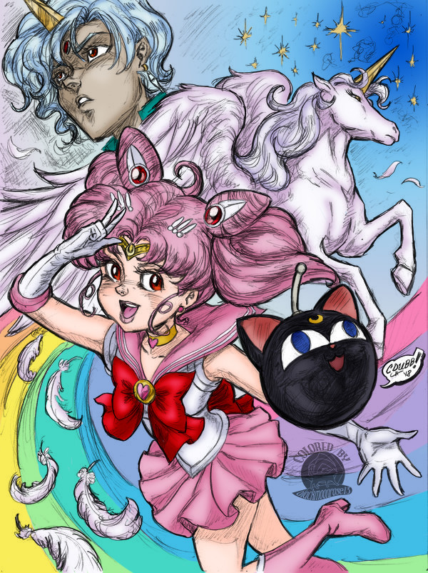 ArtStation - Chibi Moon and Helios