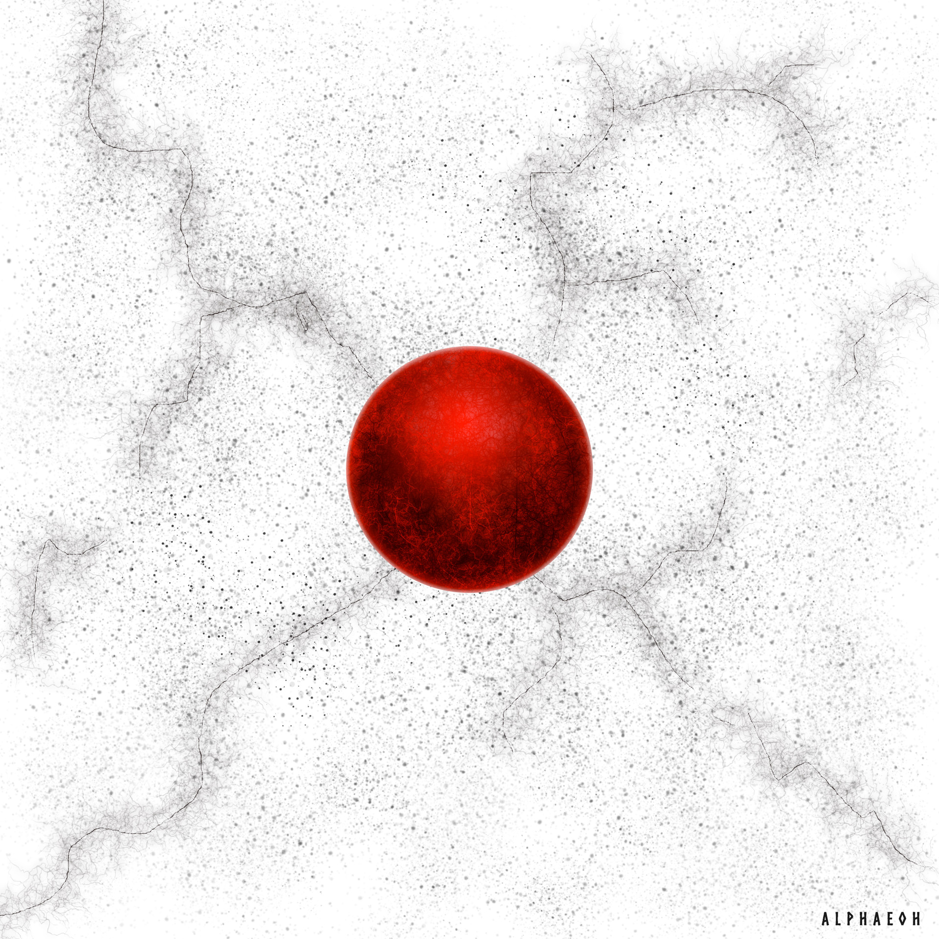 ArtStation - Cracked Red Orb