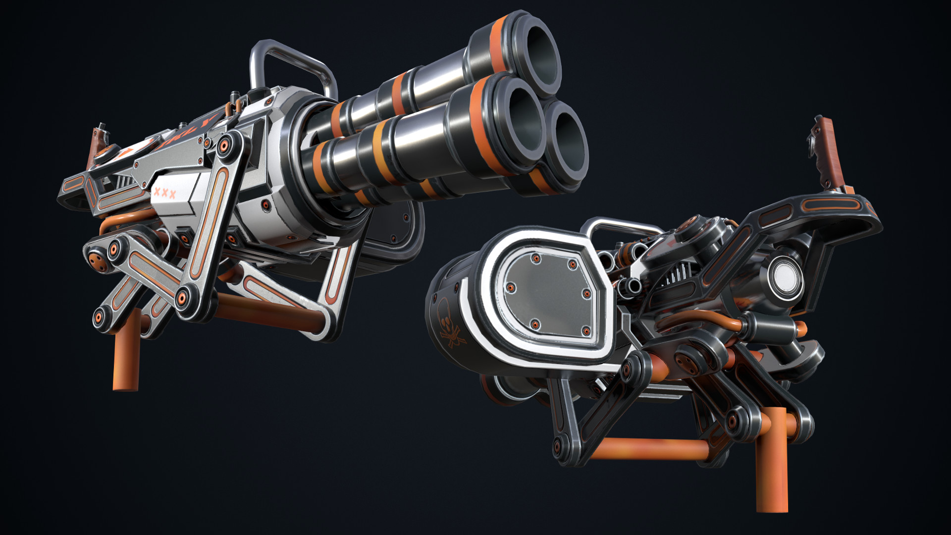Dmitriy Shchukin - Stylized Rocket launcher gun