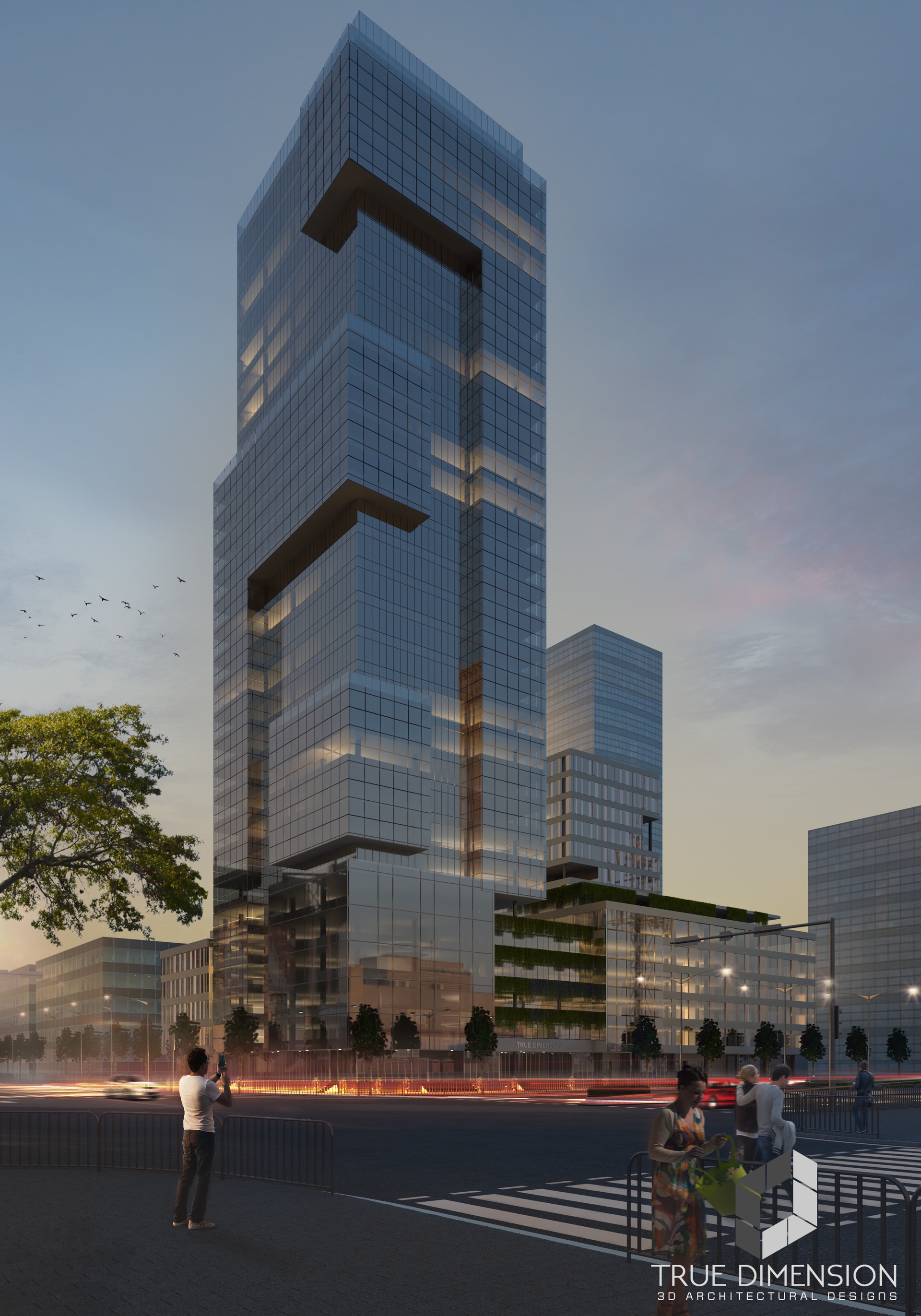 ArtStation - commercial building visualization