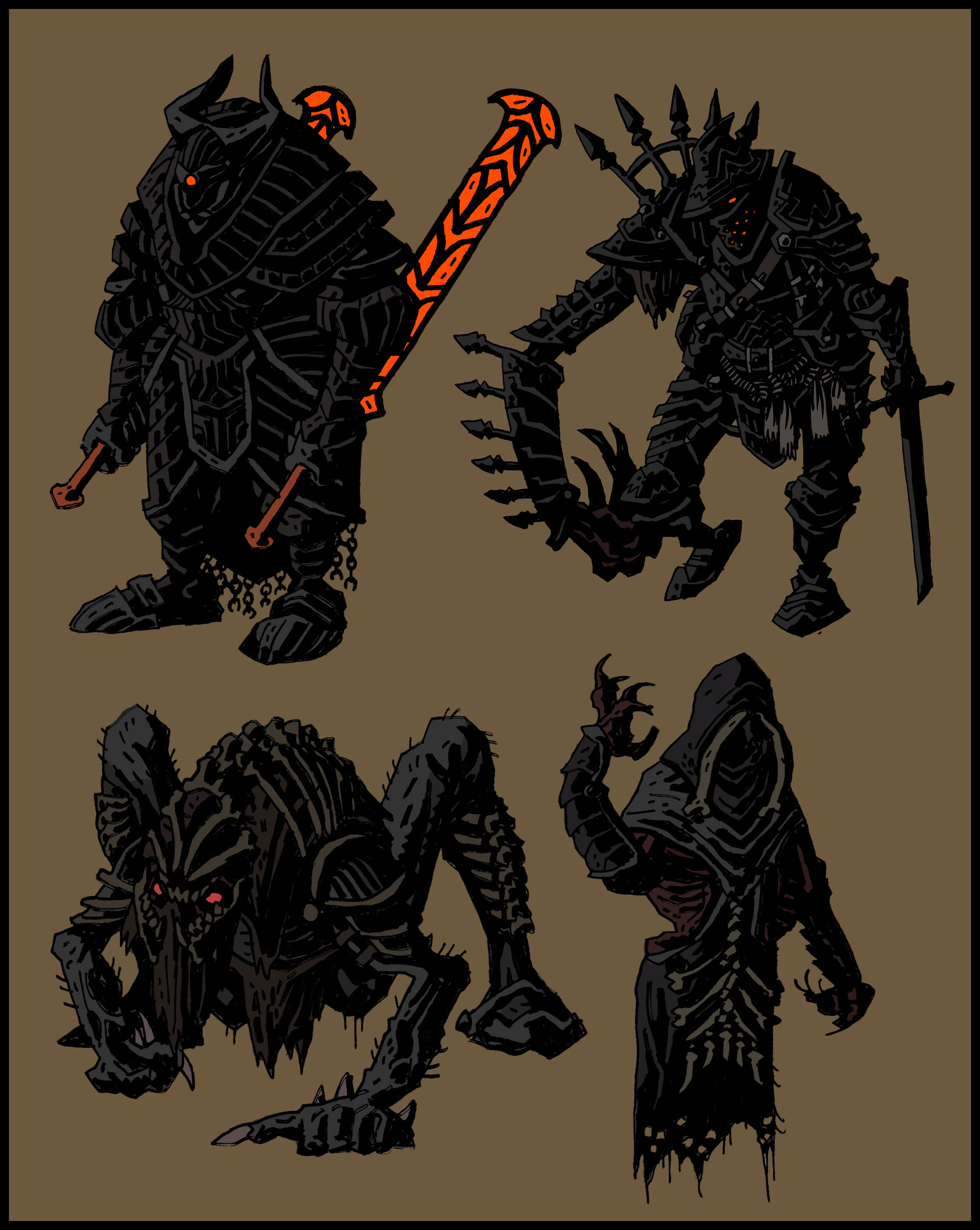 Jussi Pylkäs - Dark fantasy creature concepts